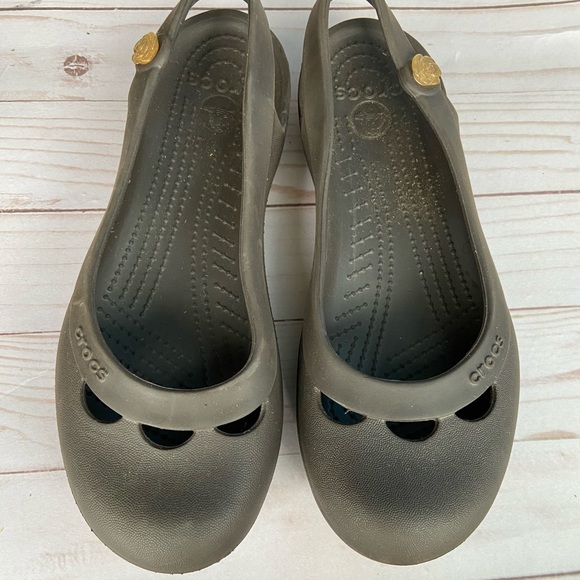 CROCS | Shoes | Crocs Slim Back Flats | Poshmark